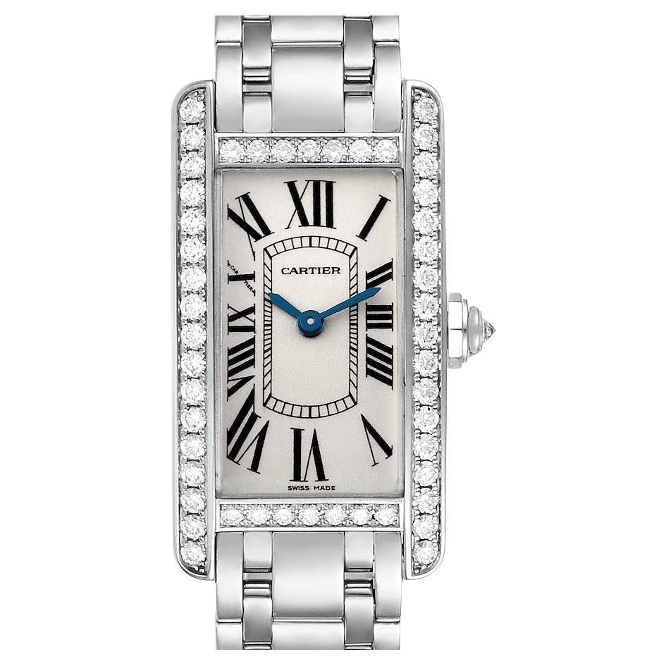 Cartier Tank Americaine Ladies 18k Yellow Gold Watch 2482 at 1stDibs