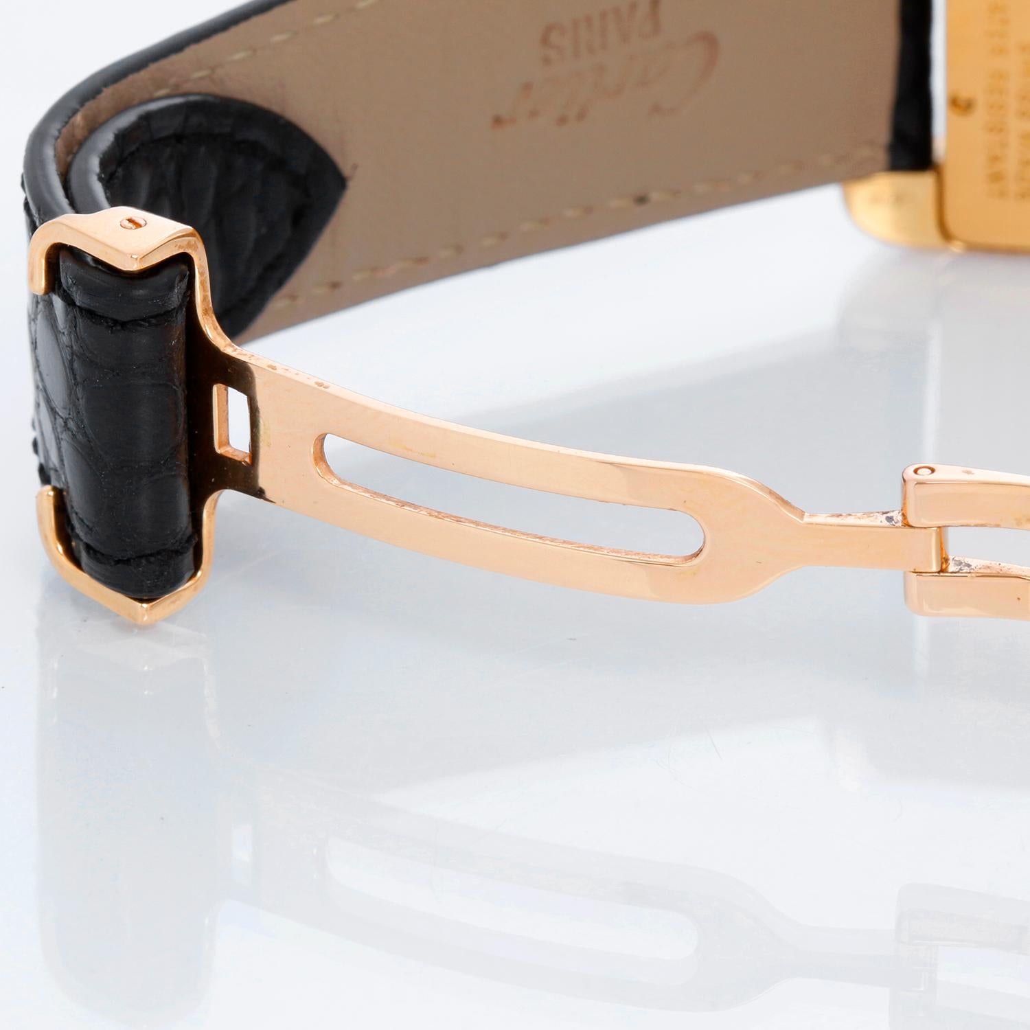 Cartier Tank Americaine 18k Yellow Gold Automatic XL Mens W2609756 For ...