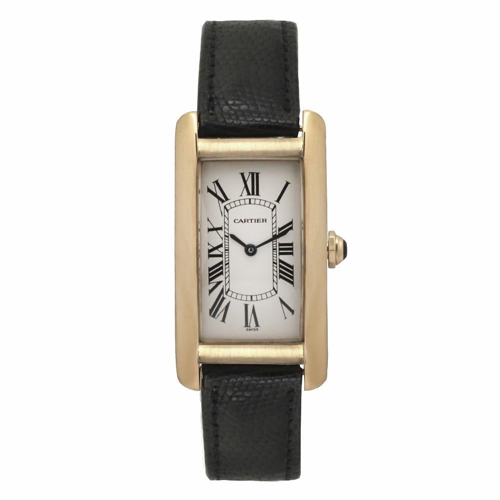 Cartier Tank Americaine 18K WG Automatic ref 1726 circa 1990’s at 1stDibs