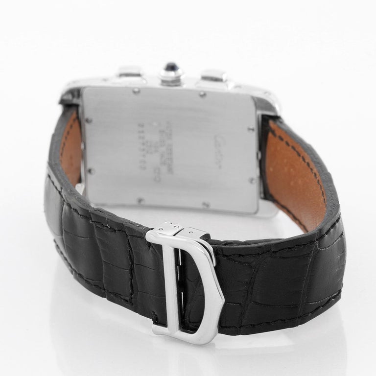 Cartier Tank Americaine 'or American' Chronograph Men's Watch W2603356 ...