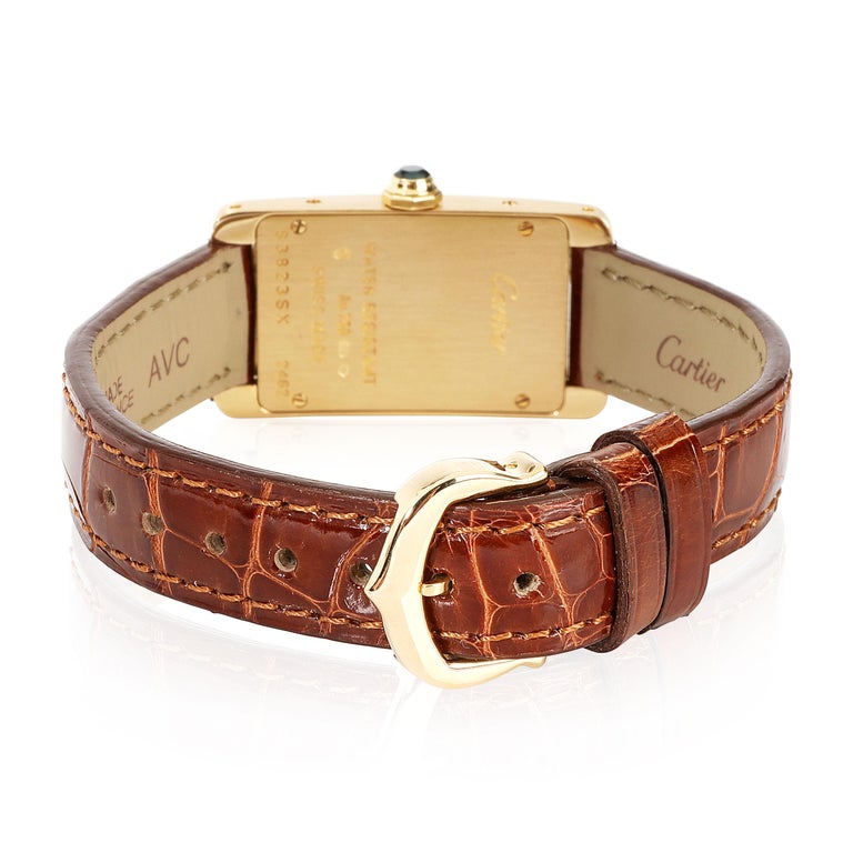 Cartier Tank Americaine W2601556 Women's Watch in 18kt Yellow Gold For ...