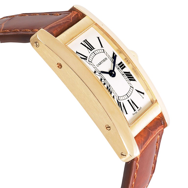 Cartier Tank Americaine W2601556 Women's Watch in 18kt Yellow Gold For ...