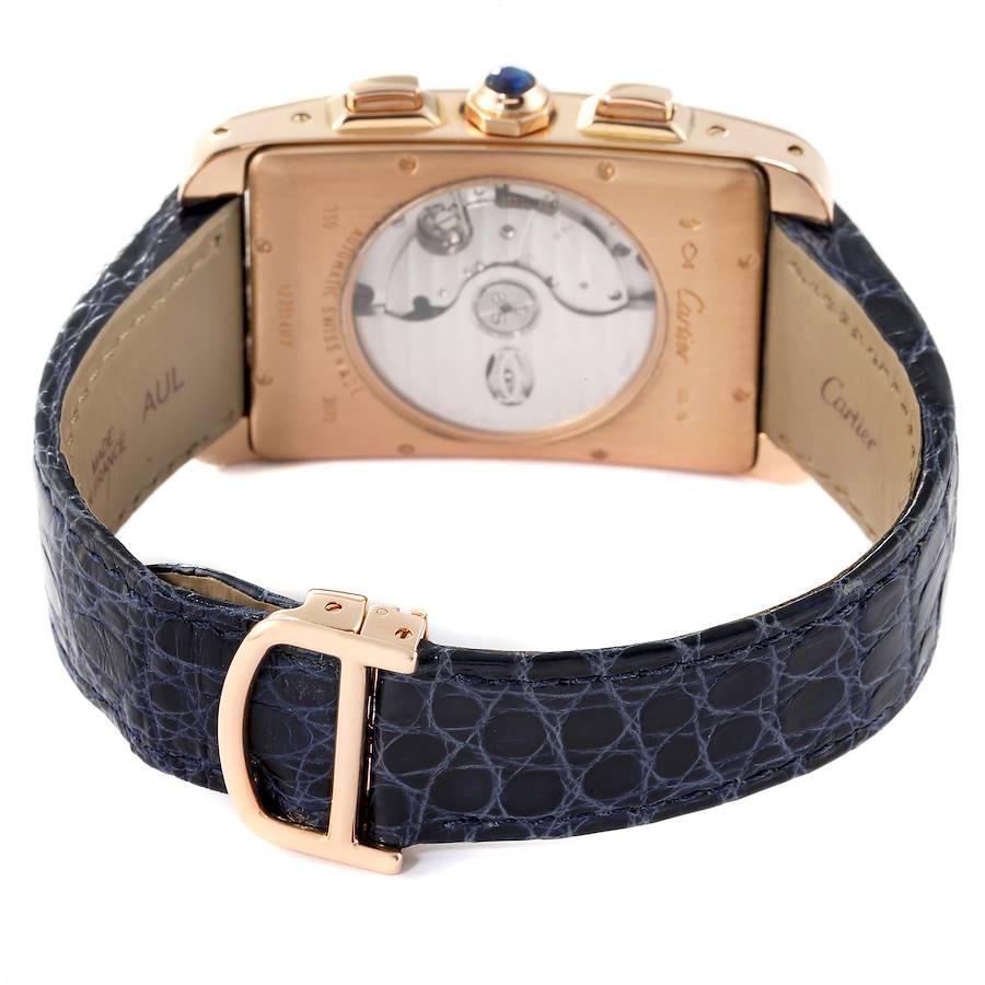 Cartier Tank Americaine XL Chronograph 18K Rose Gold Watch W2610751 For ...