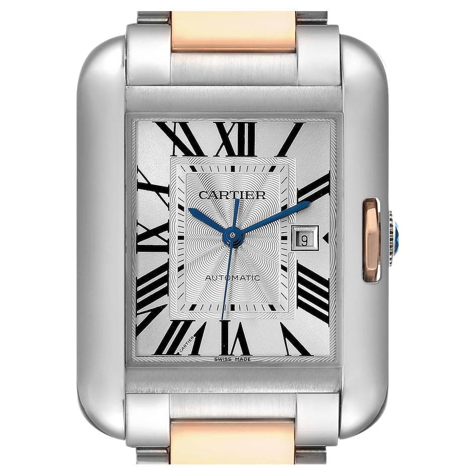 Cartier Tank Anglaise Watch, 18 Karat Rose Gold, Diamonds For Sale at ...