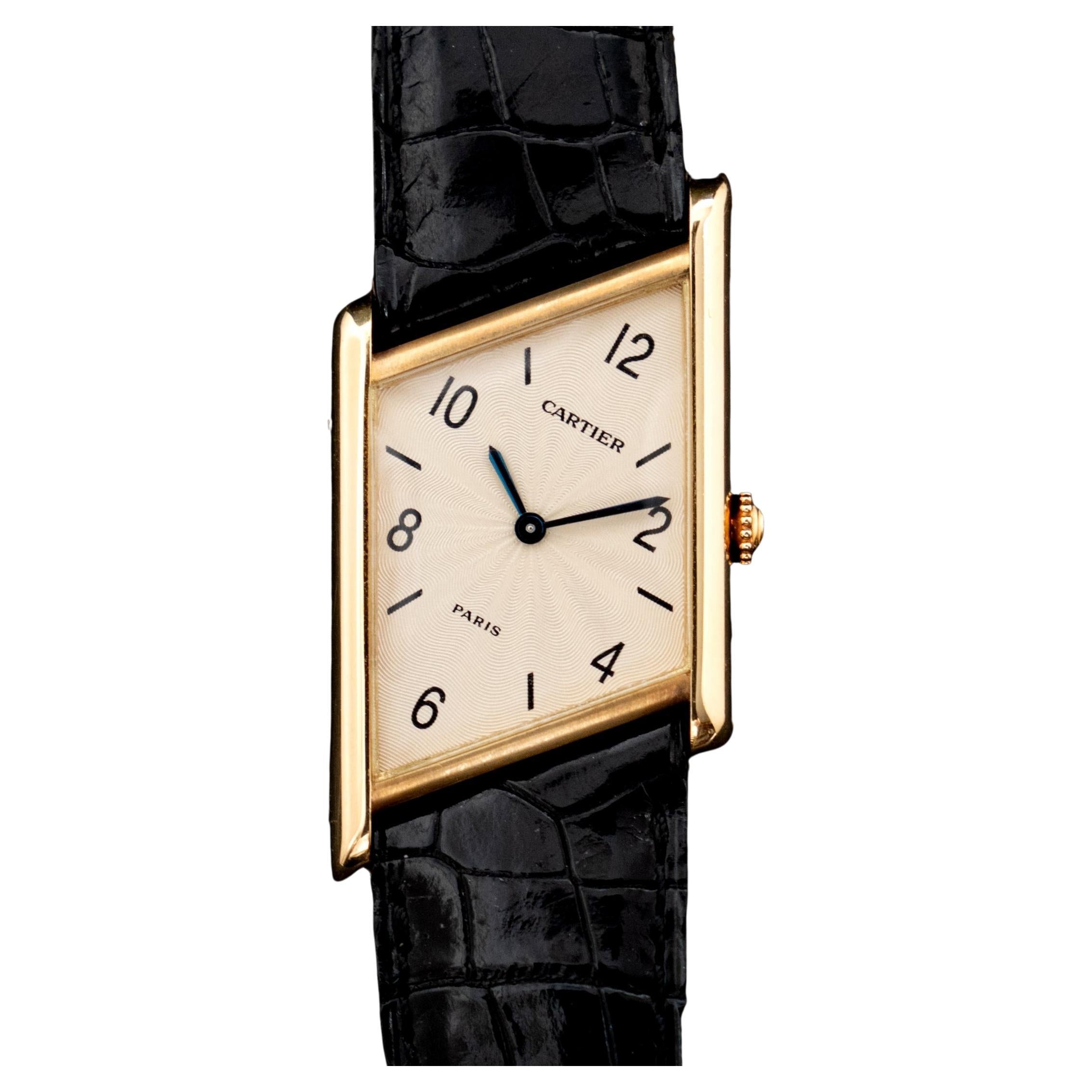 Cartier Tank Asymétrique 18K Yellow Gold Limited Edition 300 pcs only ...