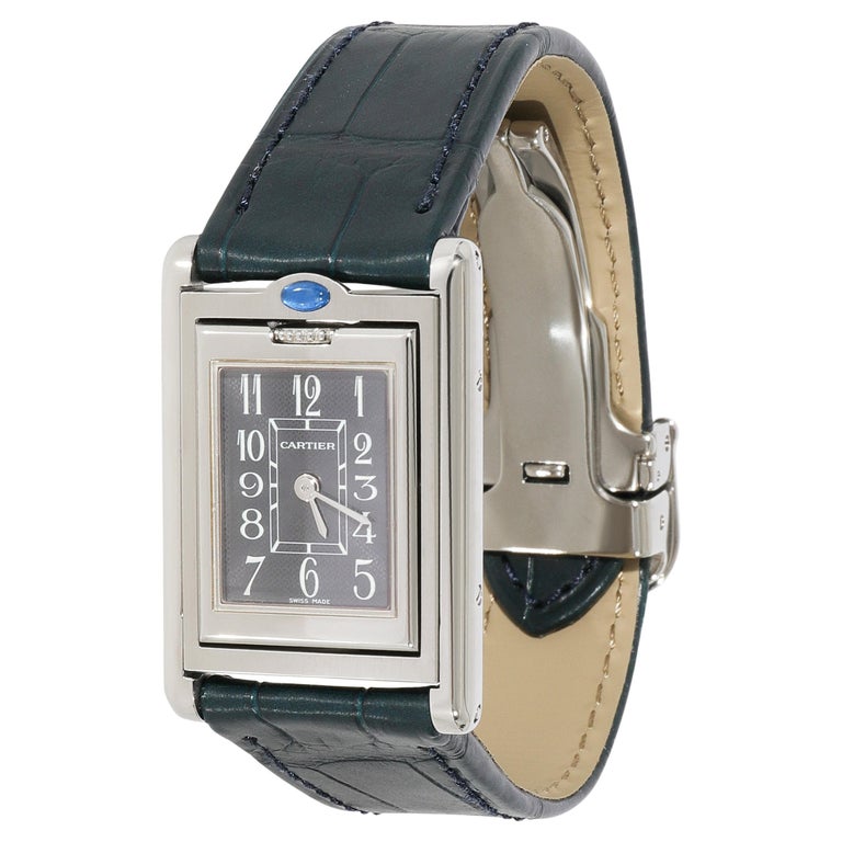 Cartier Tank Basculante 2386 Women's Watch in Stainless Steel For Sale ...