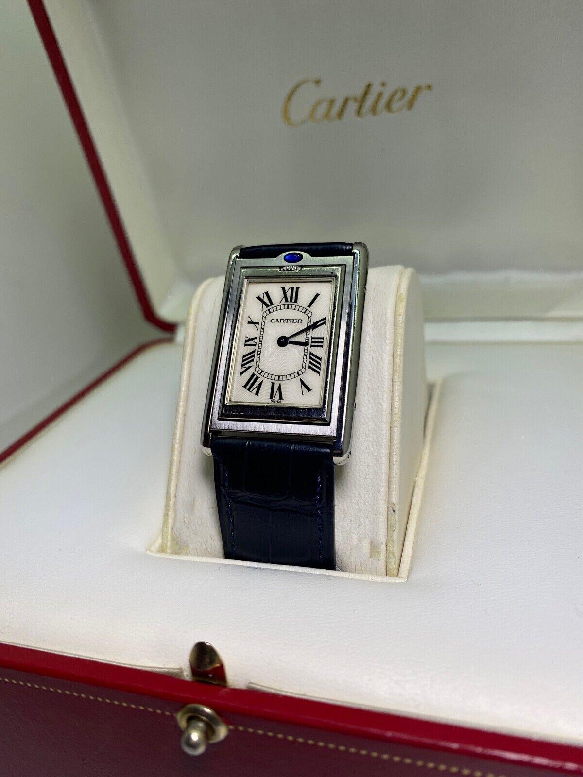 Cartier Tank Basculante Ref 2390 Mécanique 'Manual' Rectangle Watch ...