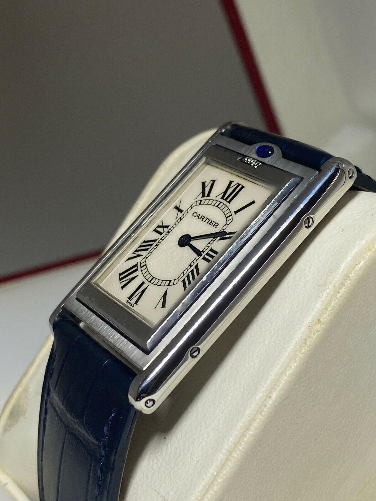 Cartier Tank Basculante Ref 2390 Mécanique 'Manual' Rectangle Watch ...