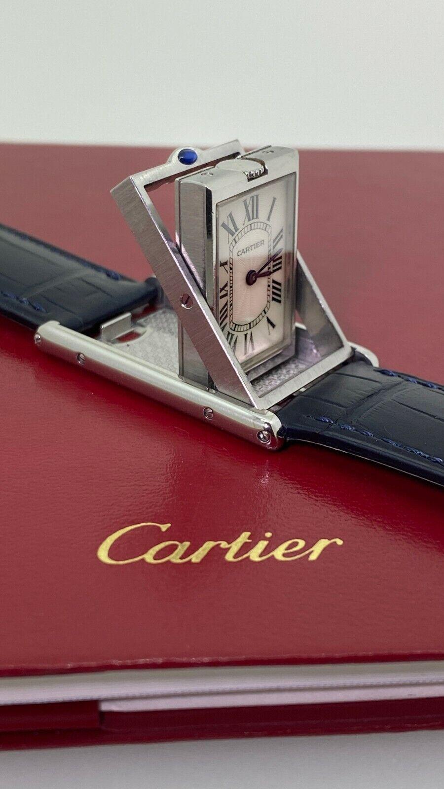 Cartier Tank Basculante Ref 2390 Mécanique 'Manual' Rectangle Watch ...
