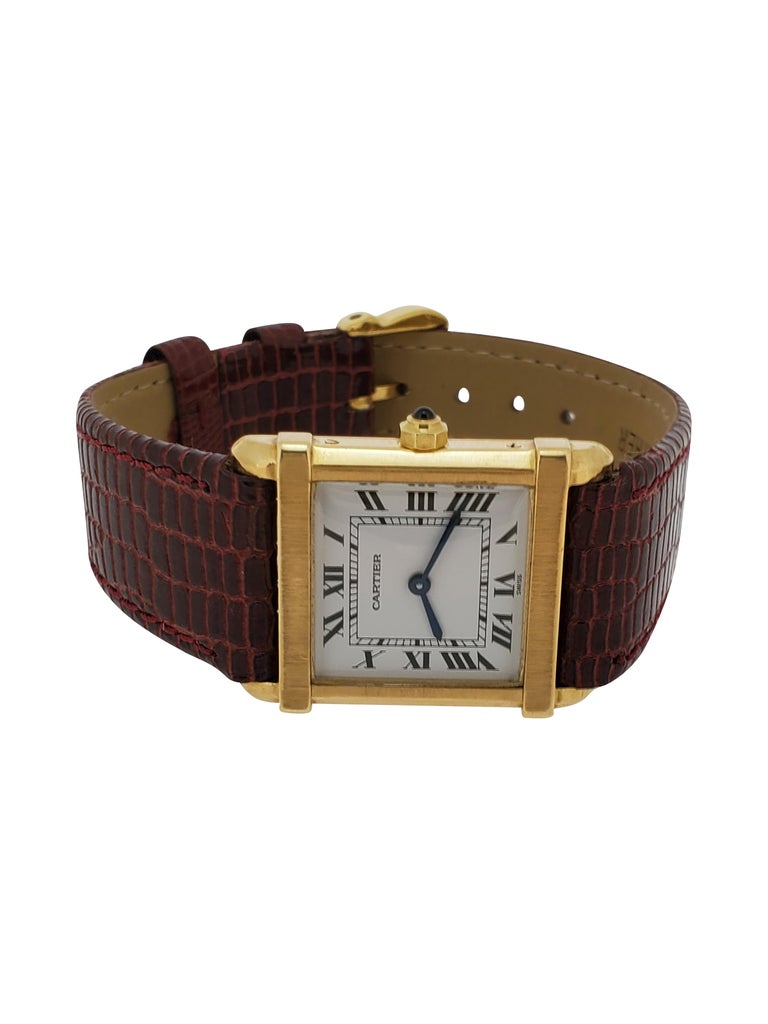 Cartier Tank Chinois 'Chinese Tank' Made in 18K Gold, circa 1980's For ...