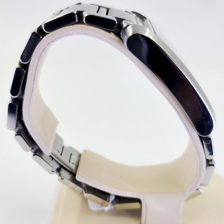 Cartier Tank Chronoflex Quartz Wristwatch at 1stDibs