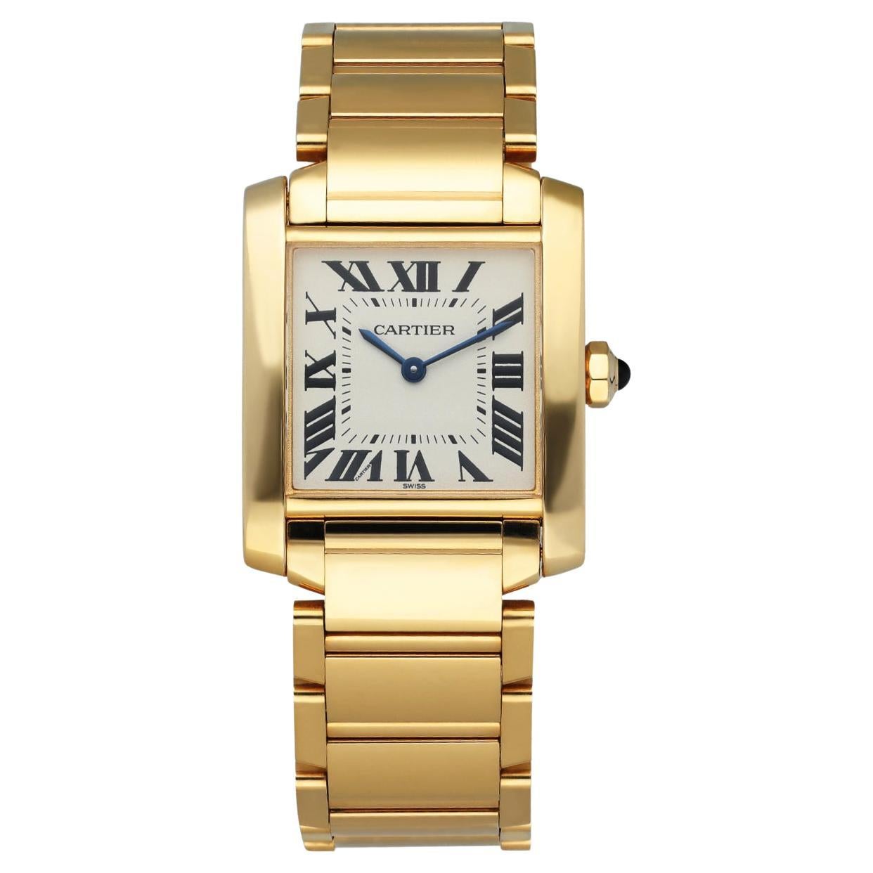 Cartier Tank Francaise Midsize Two-Tone Ladies Watch W2TA0003 For Sale ...