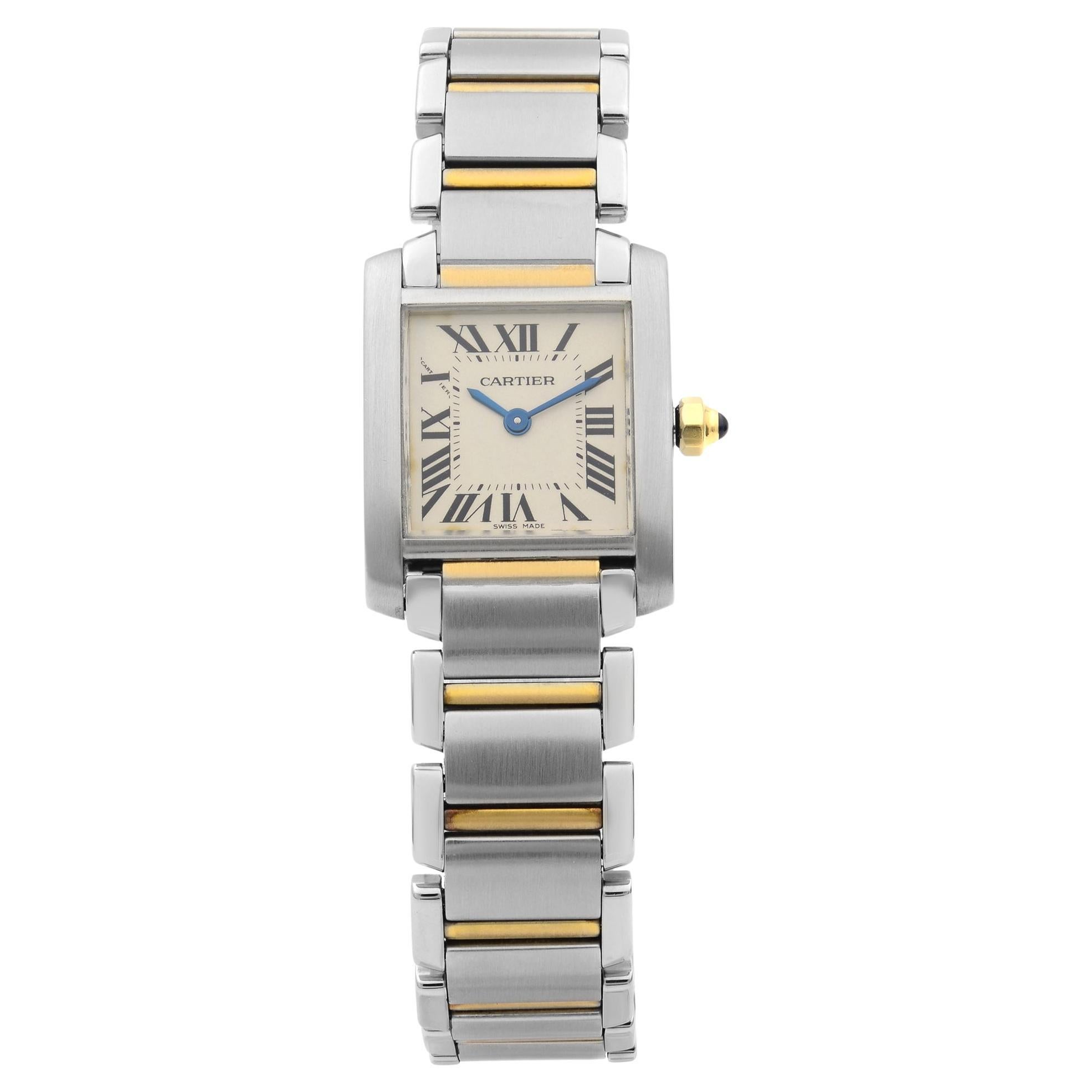 Cartier Tank 18k Yellow Gold Ladies Watch at 1stDibs