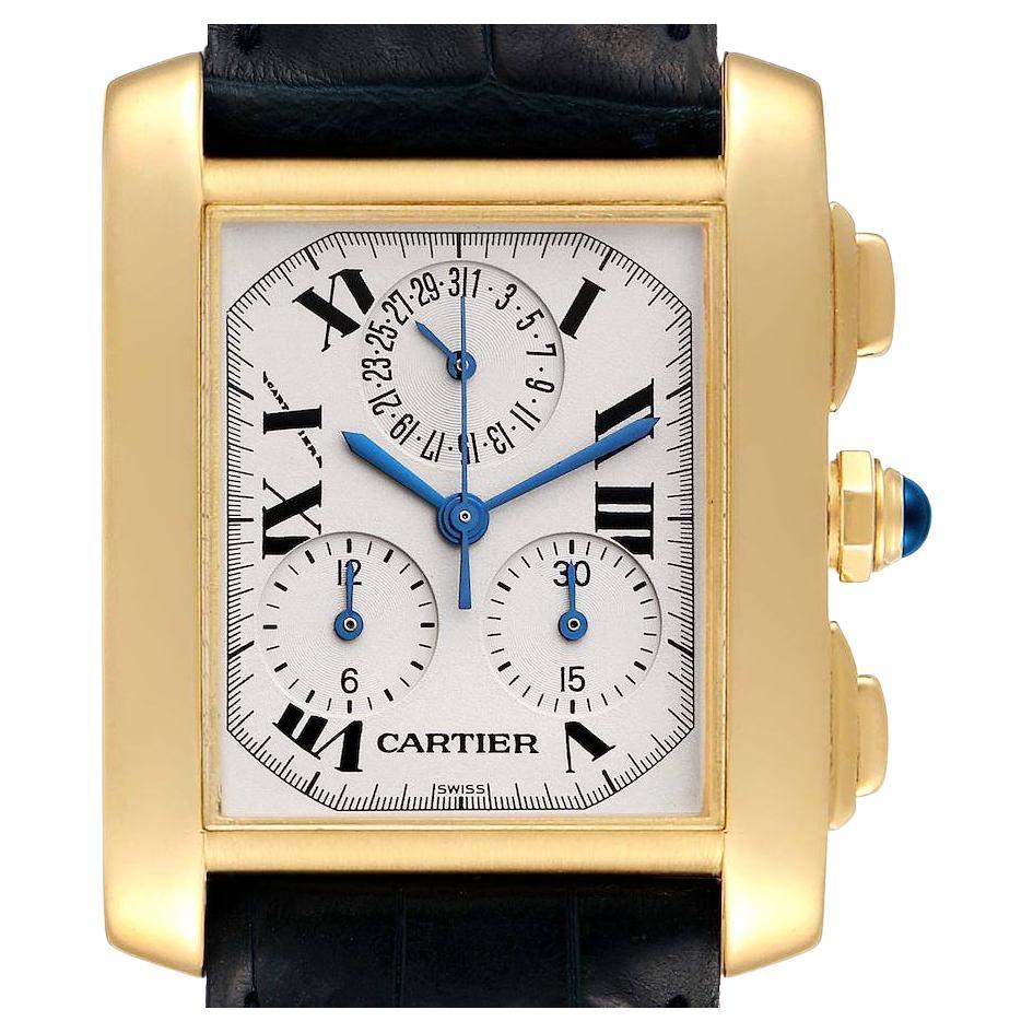 Cartier Tank Solo 18k Yellow Gold Watch W5200004 at 1stDibs