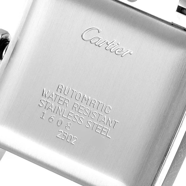 Cartier Tank Francaise Large Steel Automatic Mens Watch W51002Q3 For ...