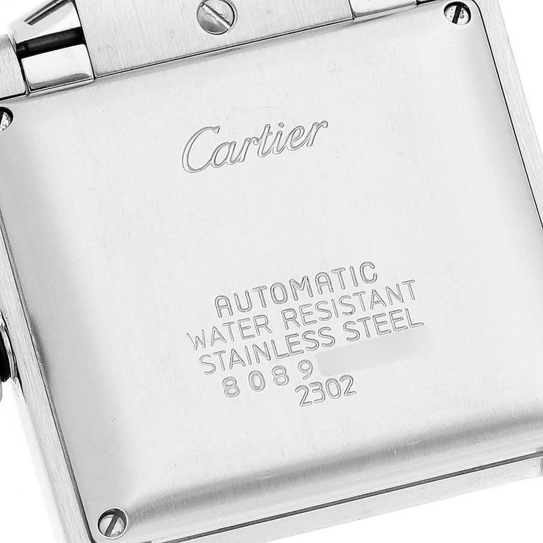 Cartier Tank Francaise Large Steel Automatic Mens Watch W51002Q3 at 1stDibs