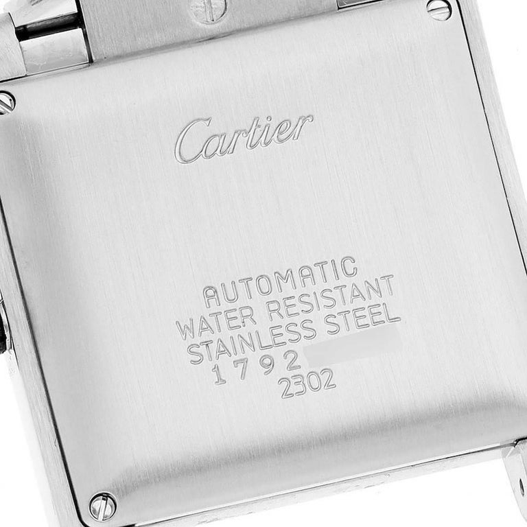 Cartier Tank Francaise Large Steel Automatic Mens Watch W51002Q3 For ...