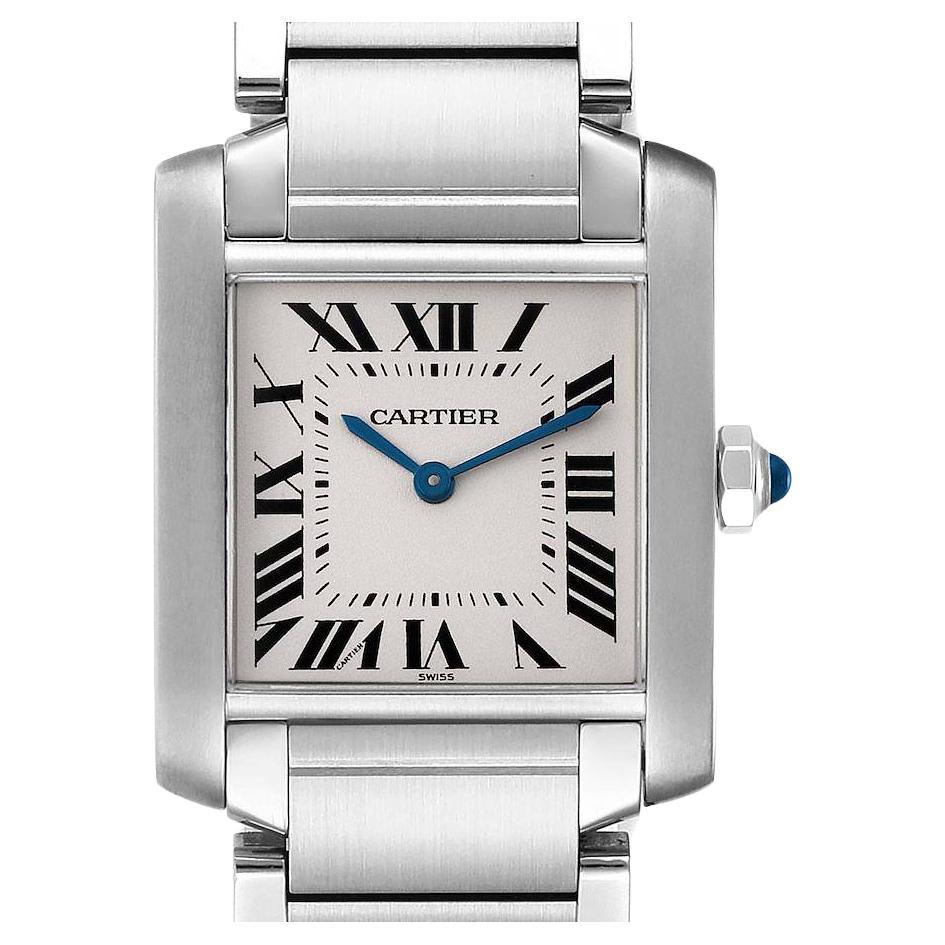 Cartier Tank Francaise 2465 Midsize Watch at 1stDibs