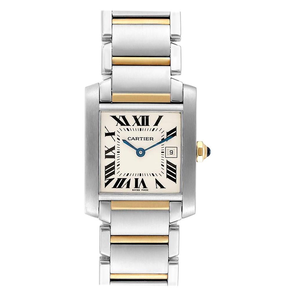 Cartier Tank Watch Two Tone - 4 For Sale on 1stDibs | cartier french ...