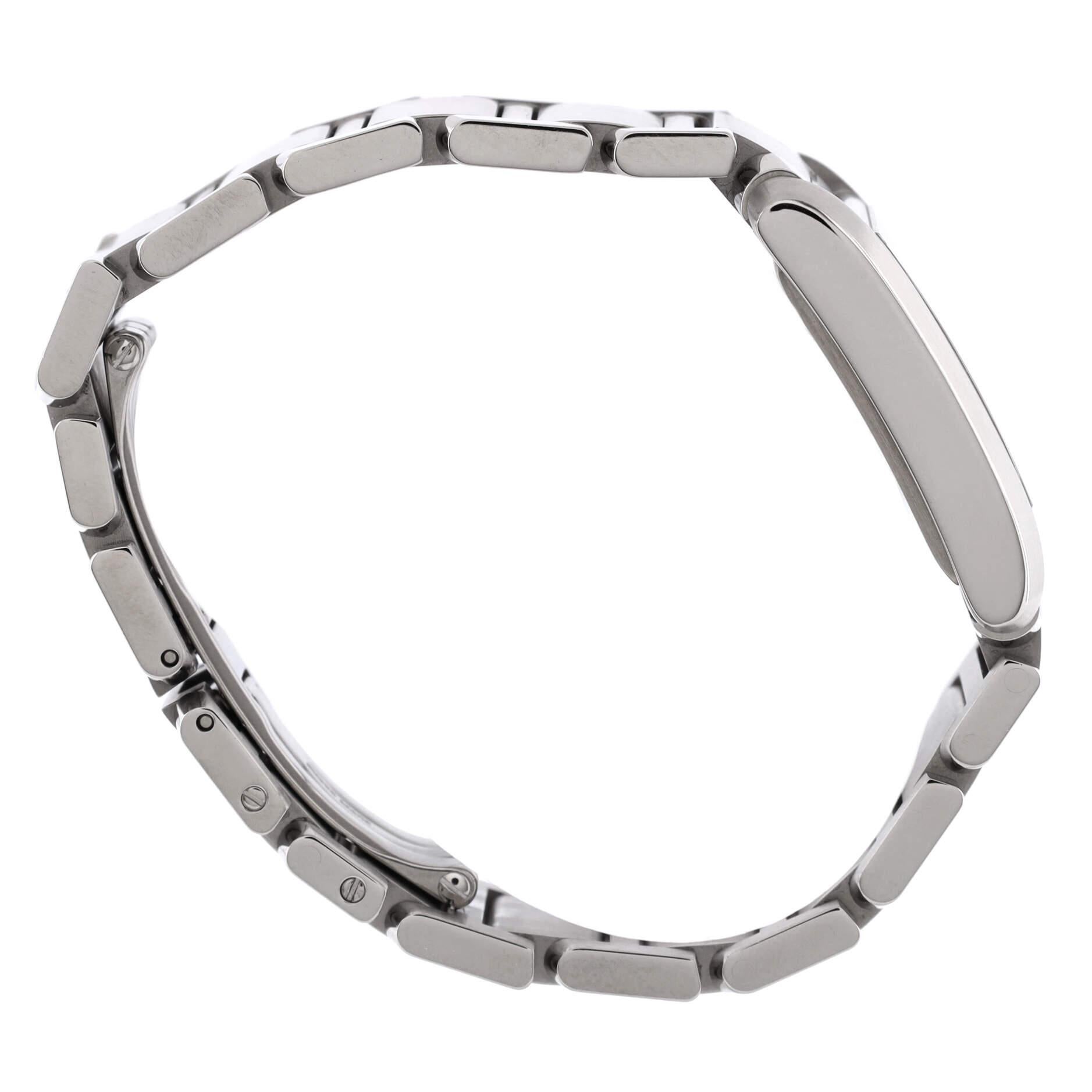 Cartier Tank Francaise Quartz Watch Stainless Steel 25 For Sale at 1stDibs