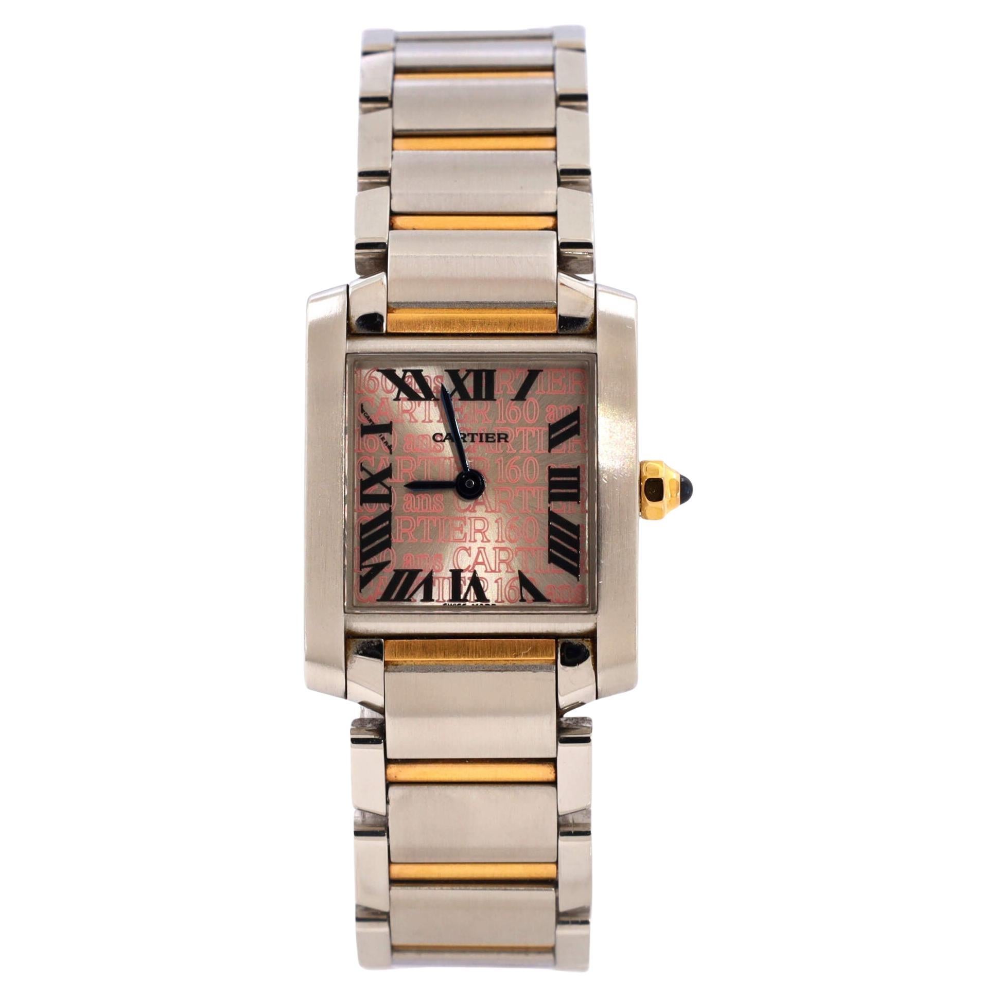 Cartier Tank Francaise Quartz Watch Stainless Steel and Yellow Gold For ...