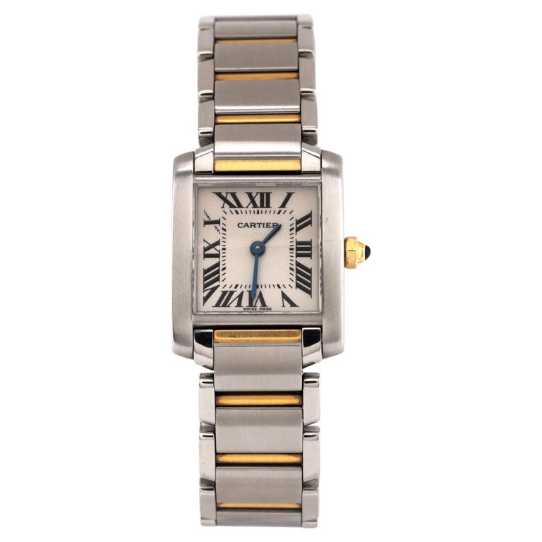Cartier Tank Francaise Quartz Watch Stainless Steel and Yellow Gold For ...