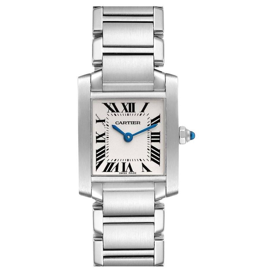 Cartier Tank 2302 Francaise Steel Silver Dial Automatic Men's Watch ...