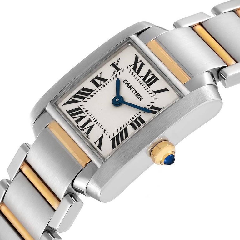 Cartier Tank Francaise Small Steel Yellow Gold Ladies Watch W51007q4 ...