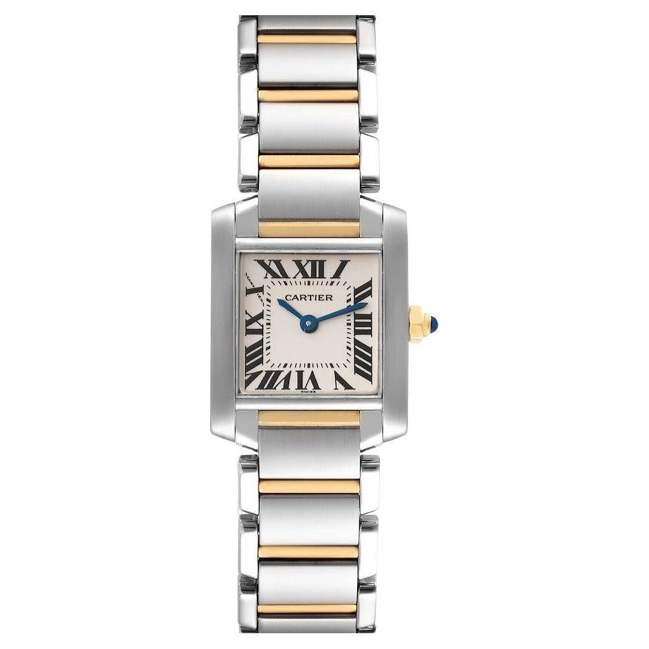 Cartier Tank Francaise Small Steel Yellow Gold Ladies Watch W51007q4 ...