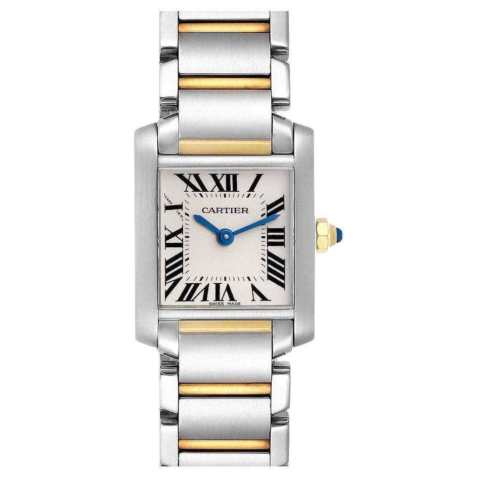 Cartier Tank Francaise Large Yellow Gold Unisex Watch W50001R2 Box ...