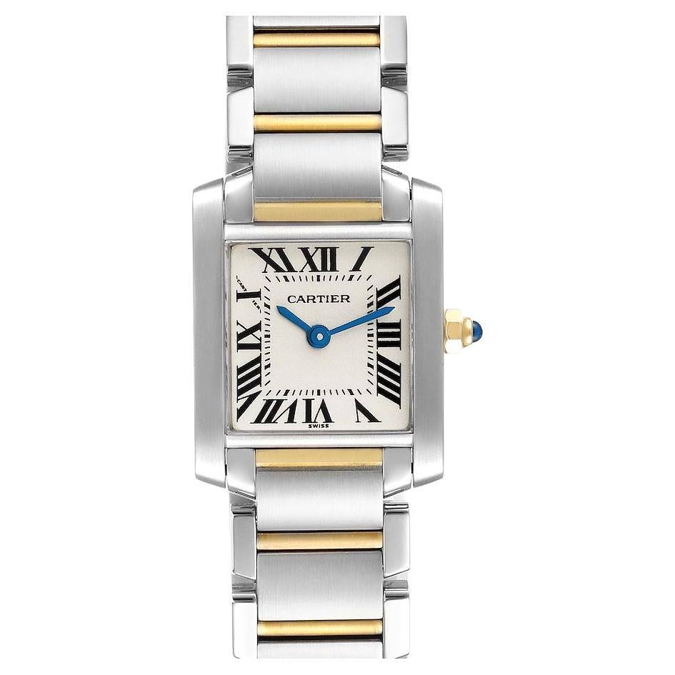 Cartier Tank Francaise 2384 Two-Tone Small Ladies Watch at 1stDibs ...