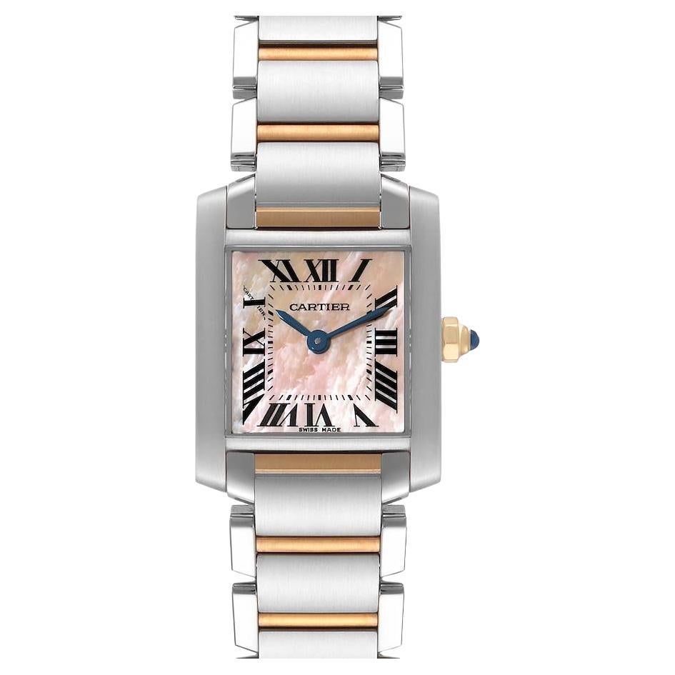 Cartier Tank Francaise Large Yellow Gold Unisex Watch W50001R2 Box ...