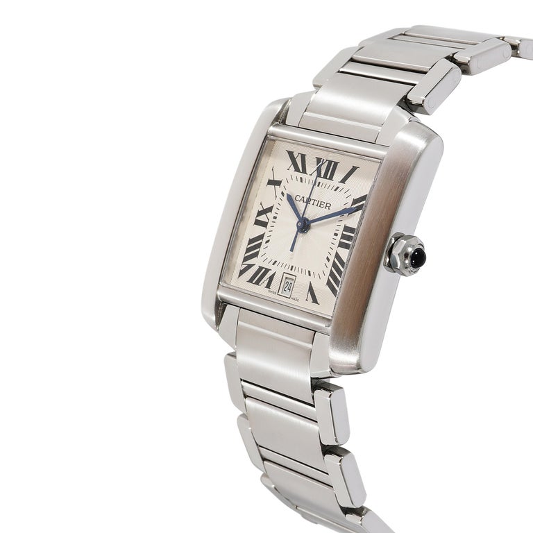 Cartier Tank Francaise W51002Q3 Unisex Watch in Stainless Steel For ...