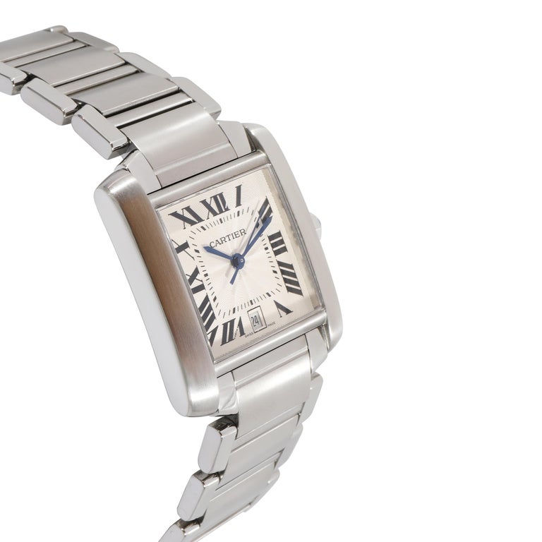 Cartier Tank Francaise W51002Q3 Unisex Watch in Stainless Steel For ...
