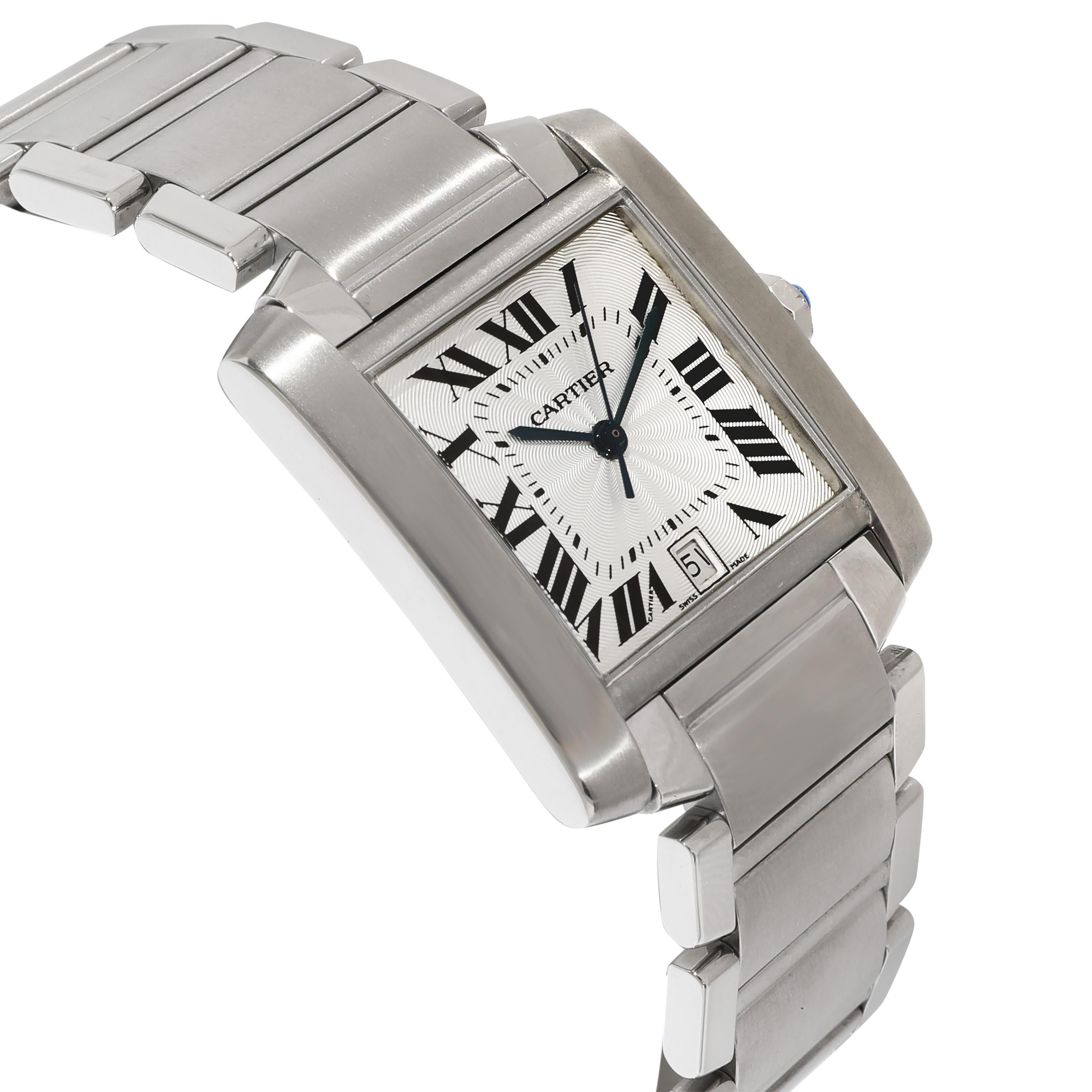 Cartier Tank Francaise W51002Q3 Unisex Watch in Stainless Steel For ...