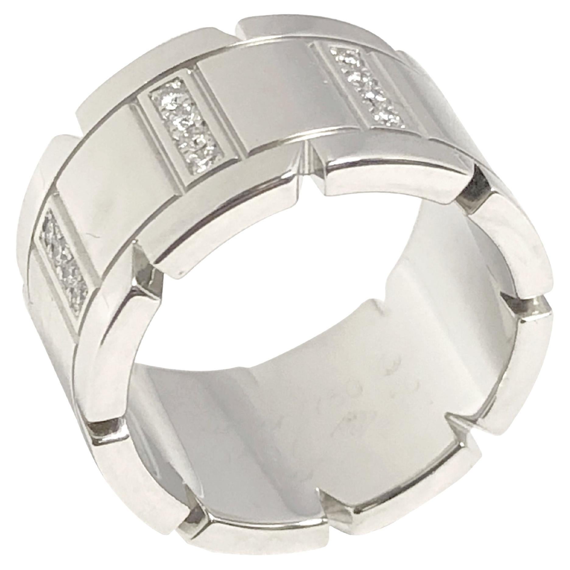 Tiffany and Co. Frank Gehry White Gold and Diamond Torque Ring at ...