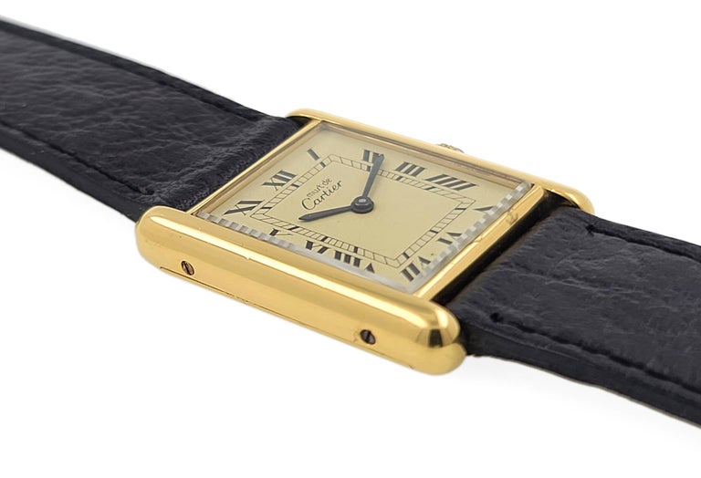 Cartier Tank Large GM LM Must de Cartier LC Classic Spider Dial Railway ...