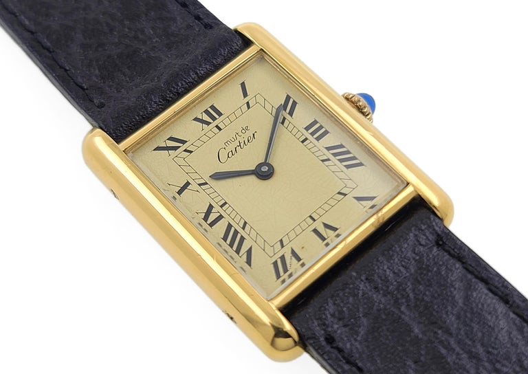 Cartier Tank Large GM LM Must de Cartier LC Classic Spider Dial Railway ...