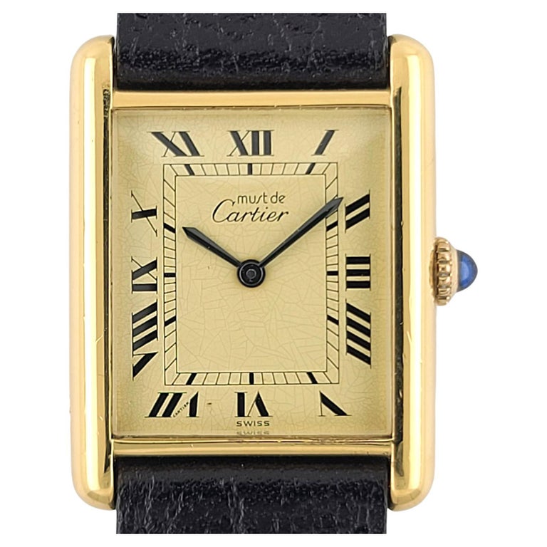 Cartier Tank Large GM LM Must de Cartier LC Classic Spider Dial Railway ...