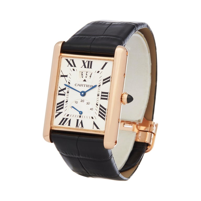 Cartier Tank Louis LC Big Date 18 Karat Rose Gold W1560003 or 3185 at ...