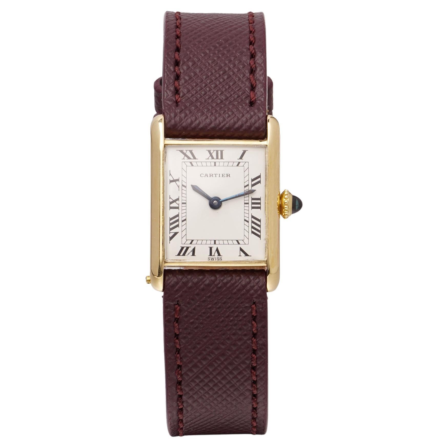 Cartier Tank Louis Mini 67117 - Women - 1980-1989 For Sale at 1stDibs