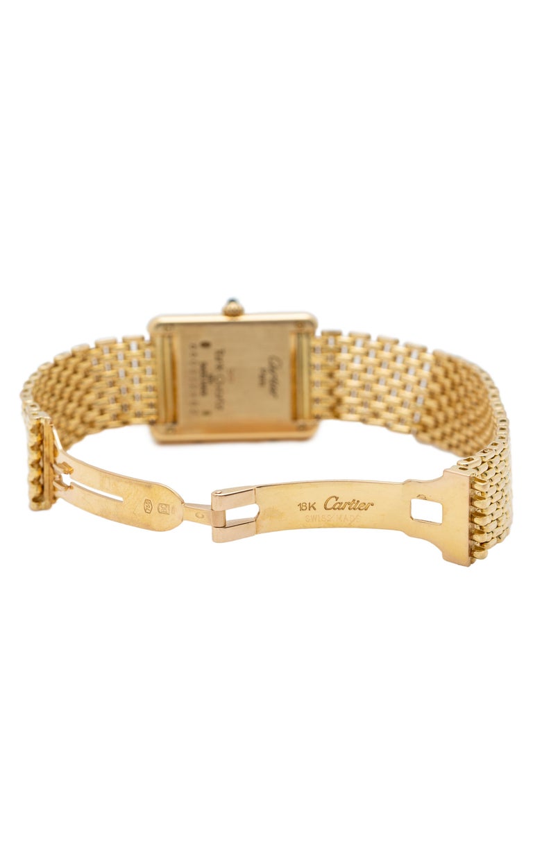 Cartier Tank Louis Watch 18 Karat Gold at 1stDibs