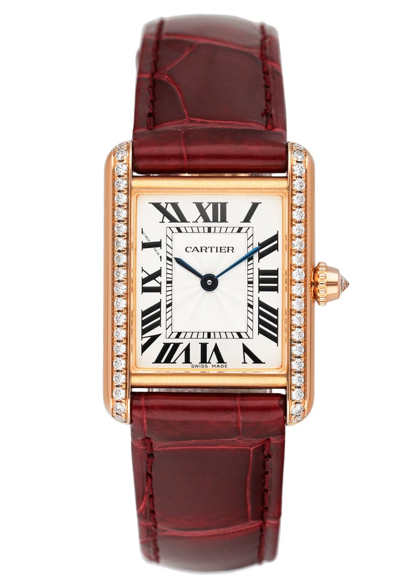 Cartier Tank Americaine Mini 3673 18K Rose Gold Ladies Watch Box Papers ...