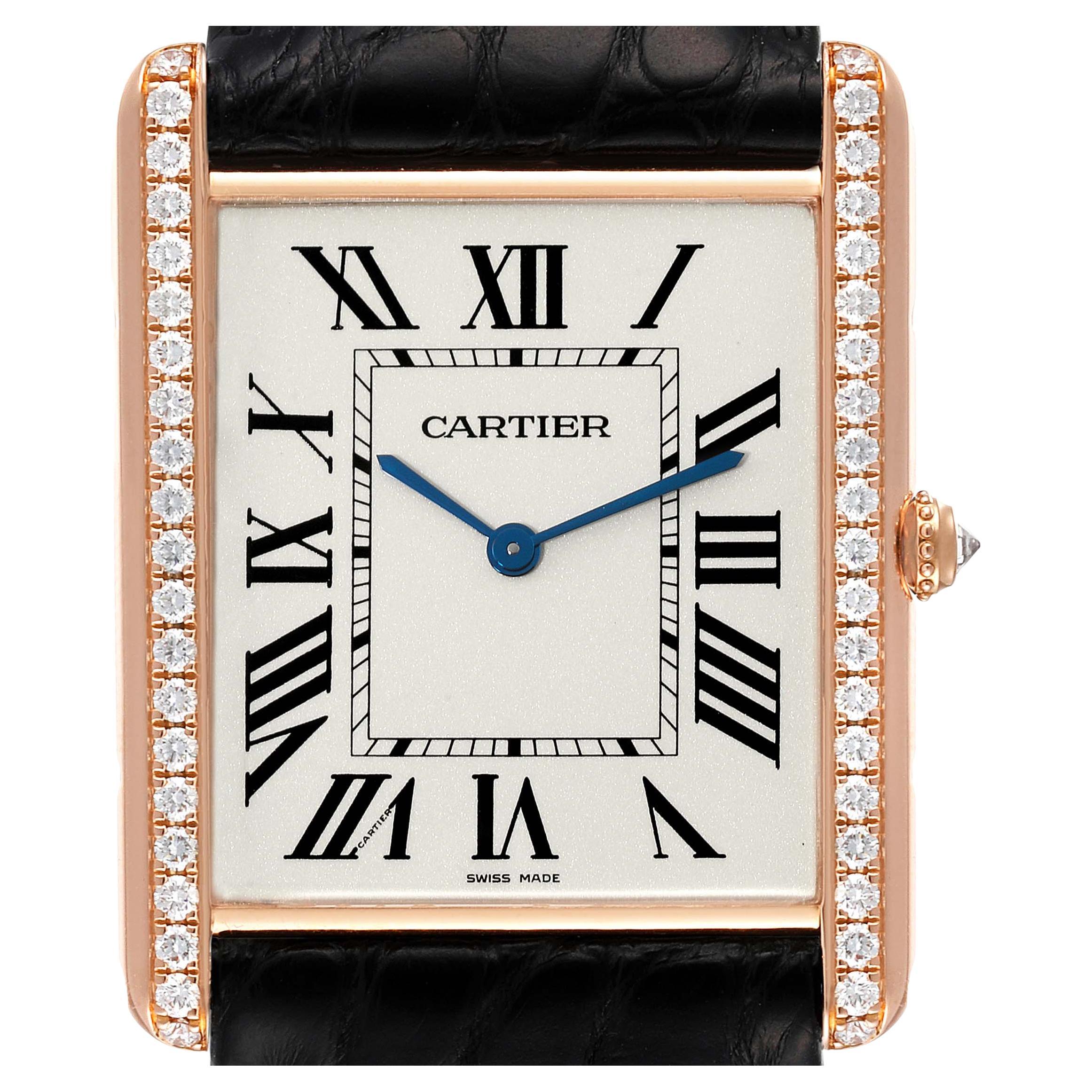 Cartier Tank Louis XL Power Reserve 18k Rose Gold Watch W1560002 For ...