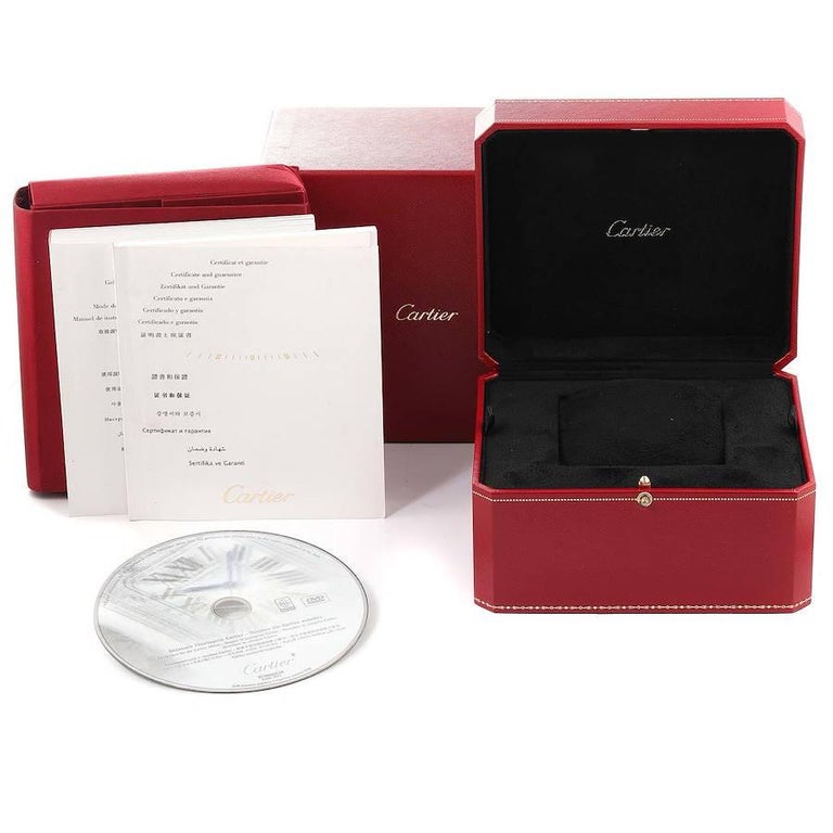 Cartier Tank Louis XL 18k Rose Gold Diamond Watch WT200005 Box Papers ...