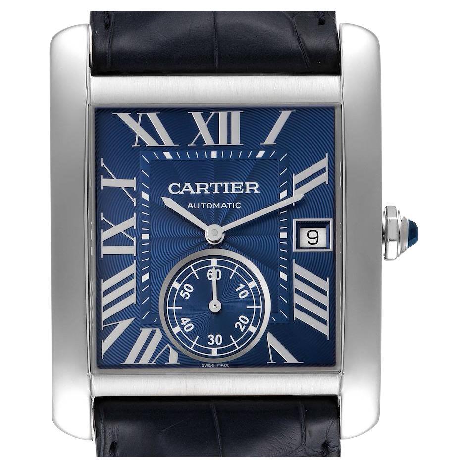 Cartier Tank MC Black Dial Automatic Men’s Watch W5330004 Box Papers at ...