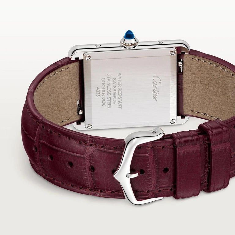 Cartier TANK MUST WATCH RED For Sale at 1stDibs