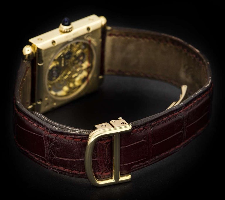 Cartier Tank Obus Skeleton Dial Limited Edition 2380C Manual Wind ...