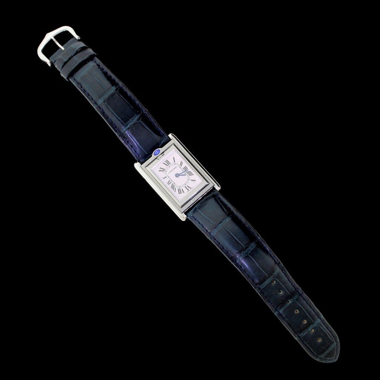 Cartier Tank Reverso Basculante Ref 2405 Unisex Wristwatch Stainless ...
