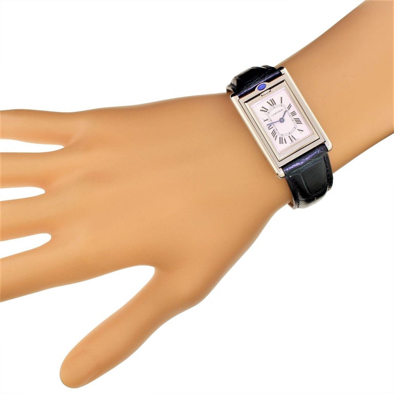 Cartier Tank Reverso Basculante Ref 2405 Unisex Wristwatch Stainless ...